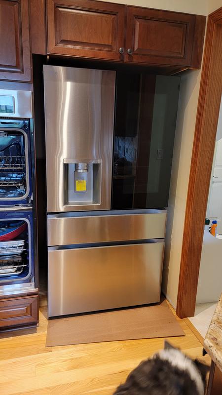 LG InstaView MyColor 28.6-cu ft 4-Door Smart French Door Refrigerator ...