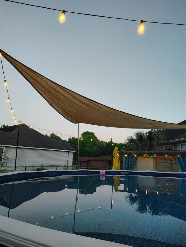Sun-Ray SunRay 8-ft x 10-ft Sand Shade Sail with Fasteners 202004 at ...