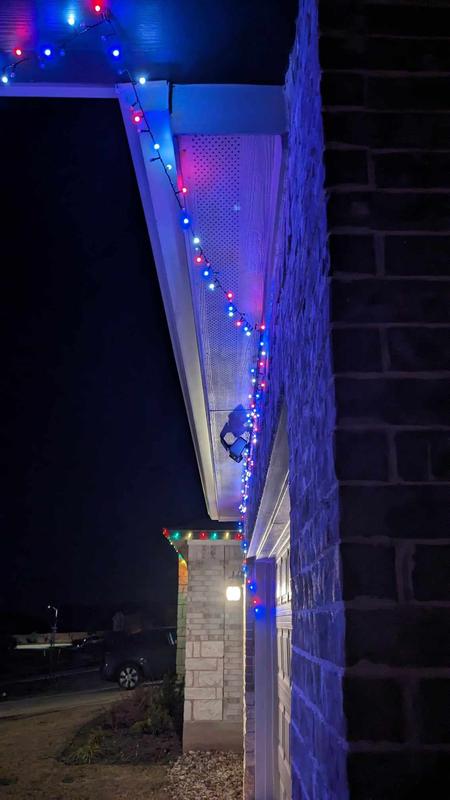 LamQee 300-Count 33-ft Multi-function Multicolor LED Plug-In Christmas ...