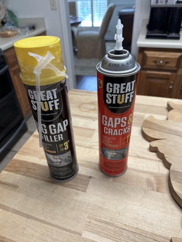 GREAT STUFF Big Gap Filler 20 oz Straw Indoor/Outdoor Spray Foam ...