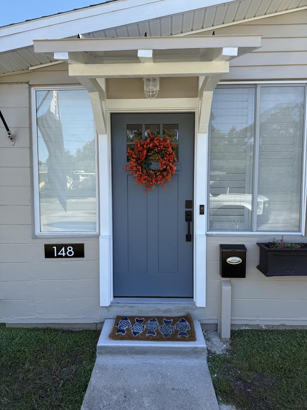 Therma-Tru Shaker 36-in x 80-in x 6-9/16-in Fiberglass Craftsman Left ...