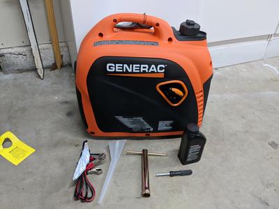 Generac GP 2200i 2200-Watt Gasoline Portable Inverter Generator at ...