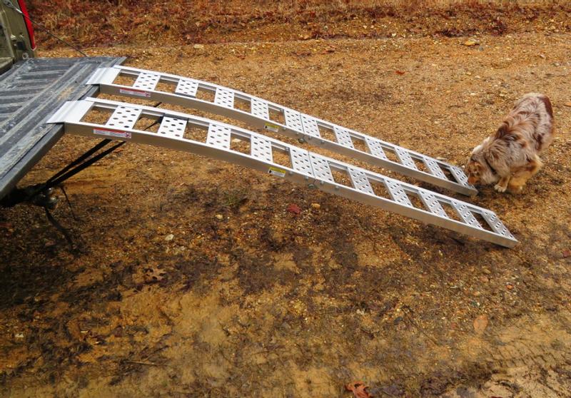 Kobalt 0.93-ft x 7.53-ft 1500-lb Capacity Arched Folding Loading Ramp ...