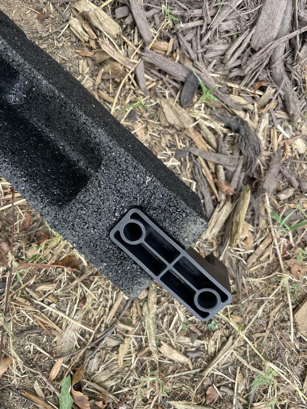 Rubberific 4-ft x 3-in SmartLoc Cobblestone Gray Rubber Landscape ...