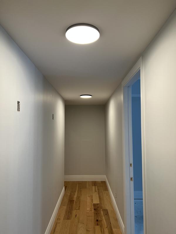 Maxim Lighting Trim 1-Light Matte Black LED Flush Mount Light ENERGY ...