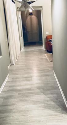 Style Selections Ridgemont Silver 12-in x 24-in Glazed Porcelain Stone ...