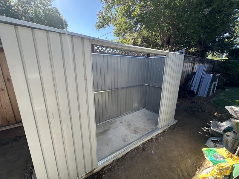 Shop Arrow Arrow Elite Steel Storage Shed, 10x4, Galvalume Collection ...