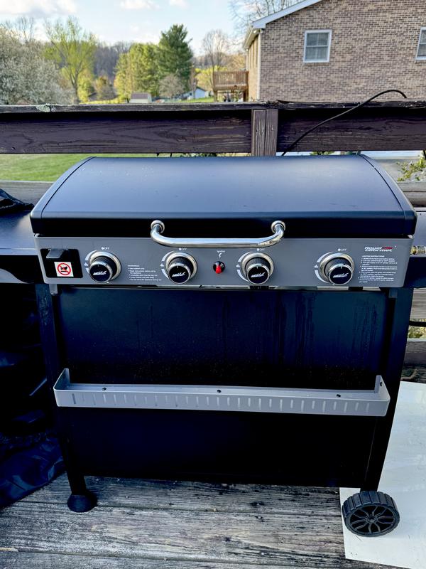Royal Gourmet Tabletop Gas Griddle with Removable Standing Cart and ...