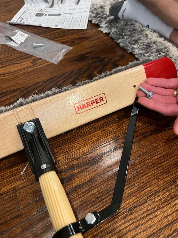 Harper 24-in Poly Fiber Smooth Surface Shop/Garage Push Broom 20201014 ...