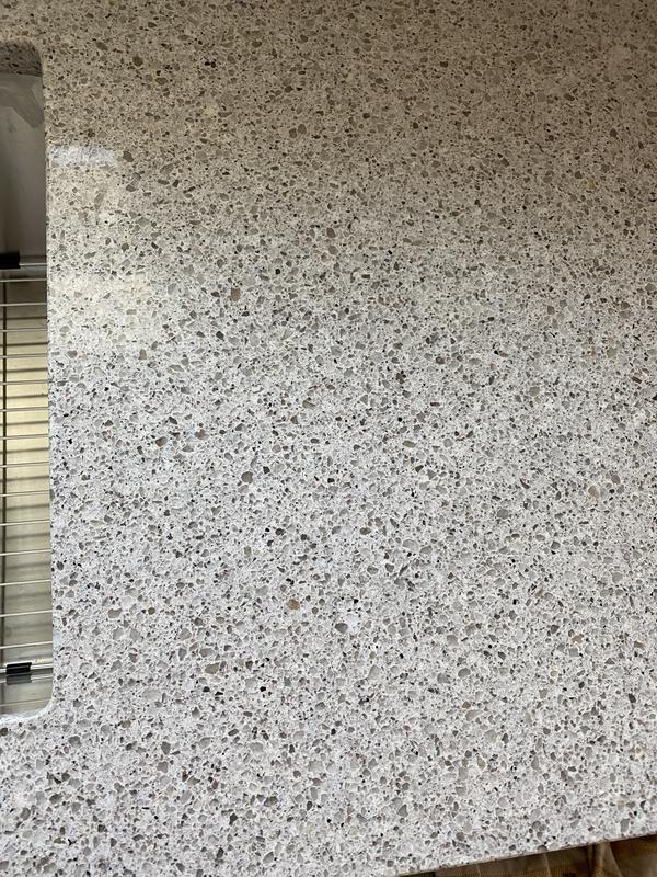 allen + roth Beton Quartz Off-white Kitchen Countertop SAMPLE (4-in x 4 ...