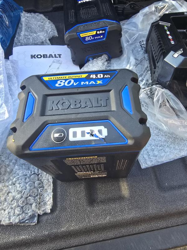 Kobalt 80-volt 21-in Cordless Push Lawn Mower 5 Ah (1-Battery and ...