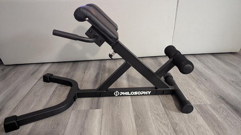 Philosophy Gym Hyper-Extension Roman Chair - Adjustable Lower Back ...