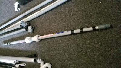 Quickie - Professional 2-ft to 5-ft Telescoping Threaded Extension Pole ...