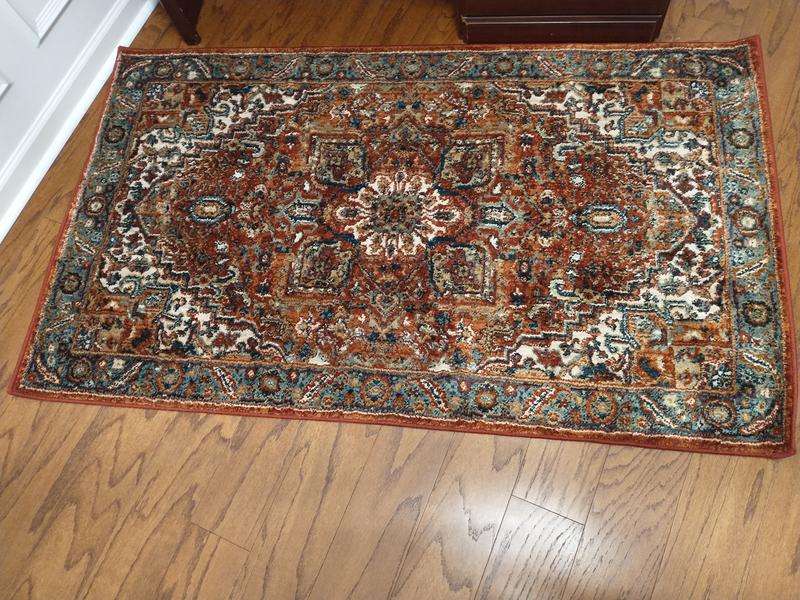 allen + roth with STAINMASTER Jezebel Performance 5 x 8 (ft) Loomed ...