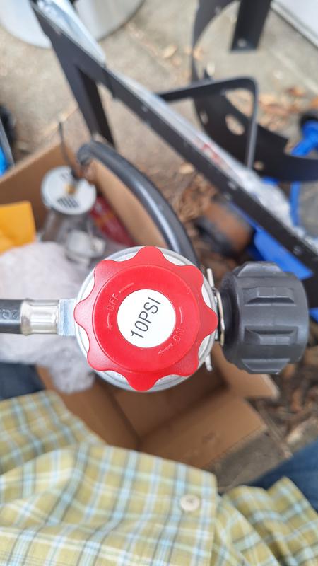 Camp Chef Steel-braided Propane Regulator with Hose - Lowes.com