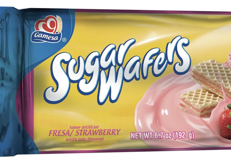 Gamesa Strawberry Wafers - Thin Crisp Wafer with Strawberry Creme ...