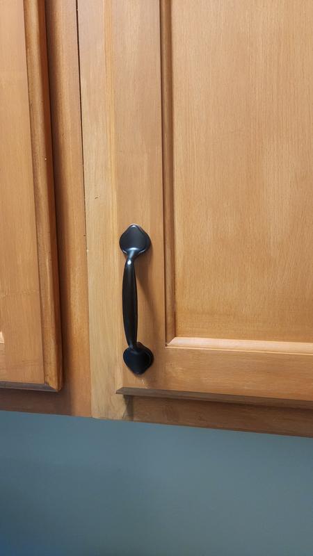 allen + roth Spade Pull 3-in (76mm) Center to Center Aged Bronze Arch ...