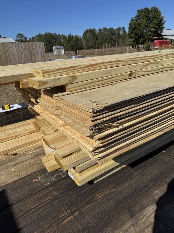Plytanium 12-in Groove Pattern 0.59-in x 48.0-in x 96.0-in SYP Plywood ...
