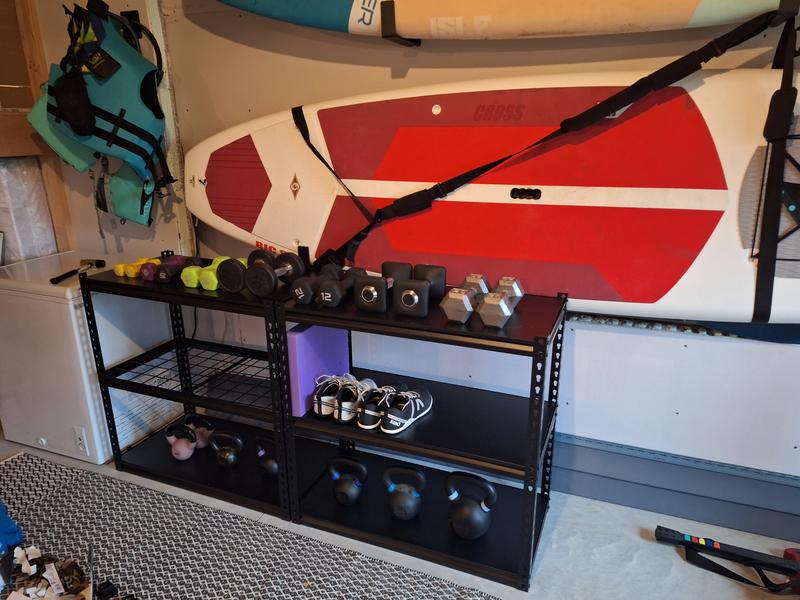 Project Source Steel Heavy Duty Shelf Deck (36-in W x 18-in D x 0.375 ...