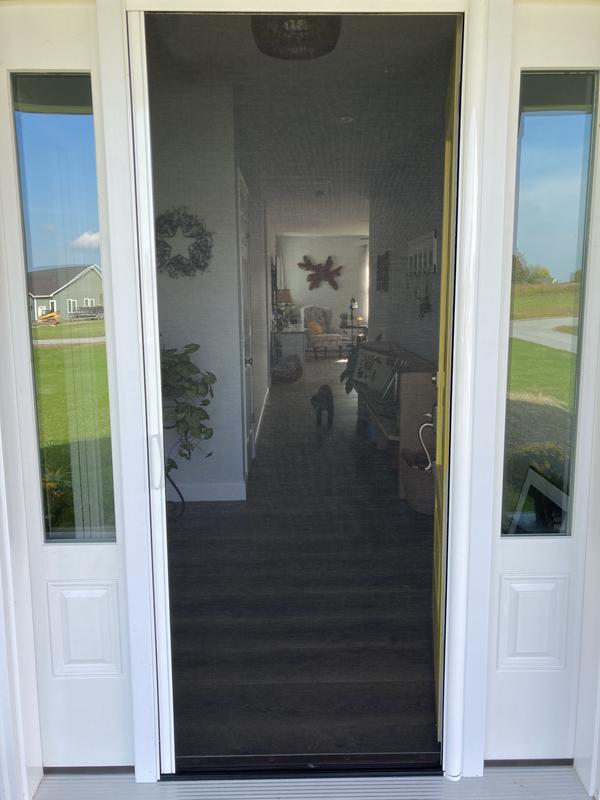 Casper Disappearing Screens Sliding Retractable Screen door 36-in x 84 ...