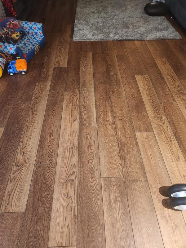 SMARTCORE Ultra Blue Ridge Pine Brown 12-mil Waterproof Interlocking ...