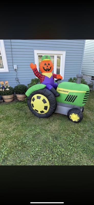 John Deere 5.5-ft John Deere Tractor Inflatable in the Outdoor ...