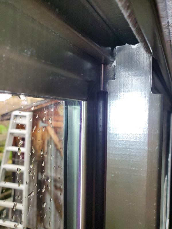 Pella Impervia Series Brown Exterior Brown Interior Left-Handed ...