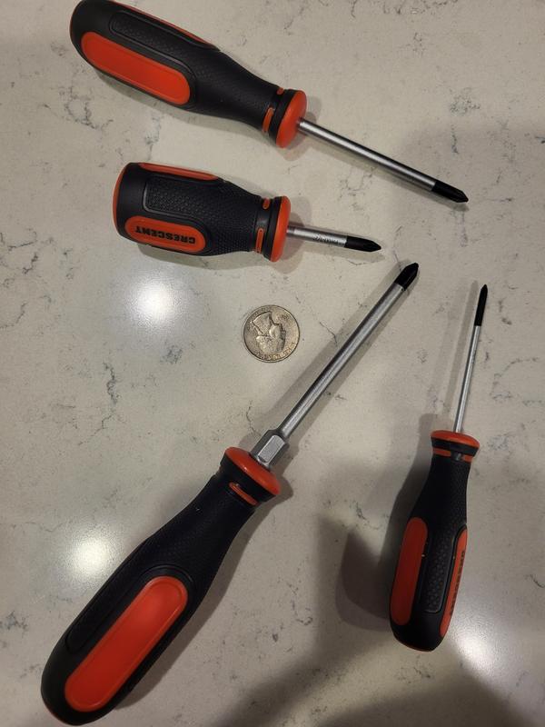 Crescent 4-Piece Phillips Screwdriver Set CPSET4PC at Lowes.com