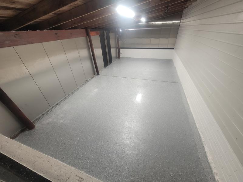 CRAFTSMAN Epoxy 100% Solids MVB 2-part Light Grey High-gloss Concrete ...