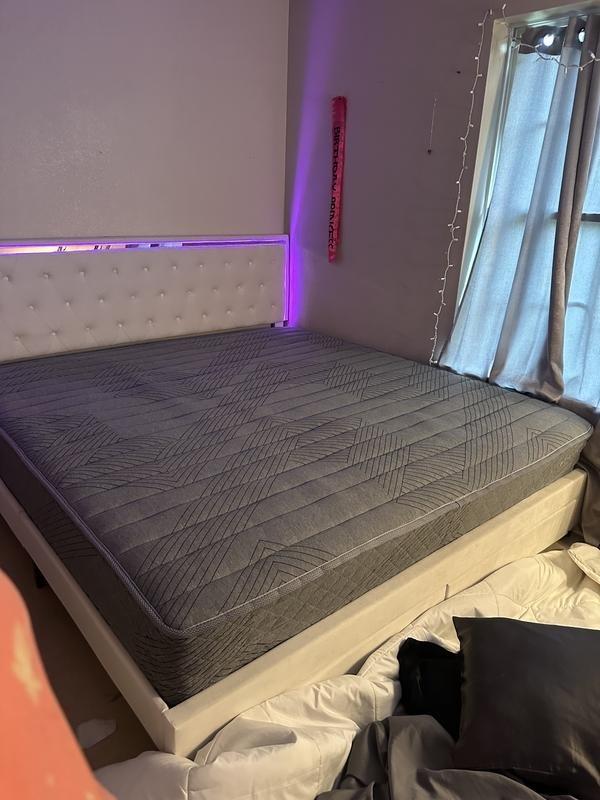 Ifluous 10-in Medium Full Hybrid Memory Foam/Coil Blend Mattress in a ...