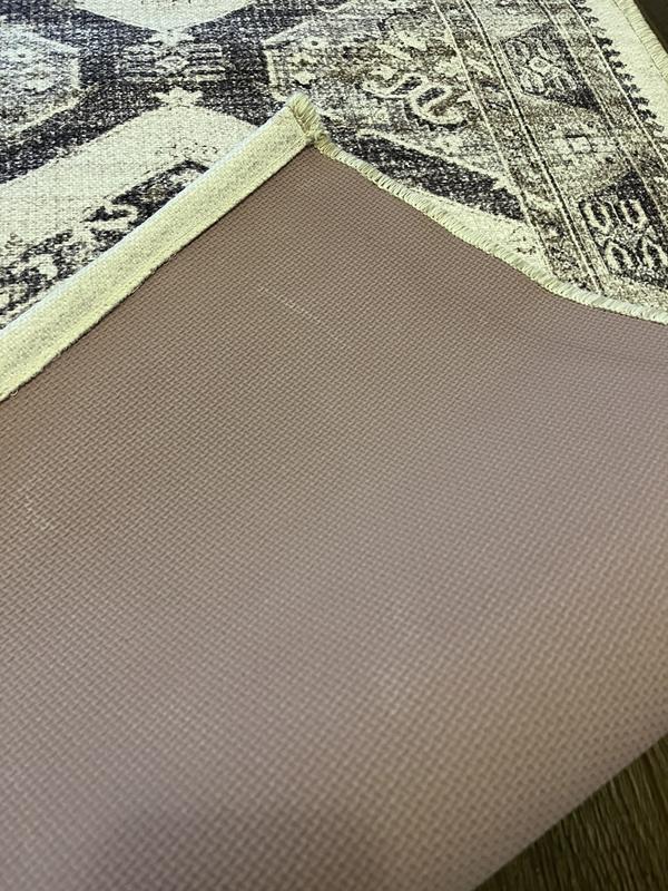 allen + roth 2 X 7 (ft) Grey Brown Indoor Distressed/Overdyed Machine ...