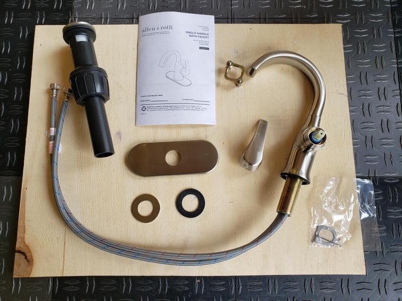 allen + roth Camberly Brushed Nickel Single Hole 1-Handle WaterSense ...