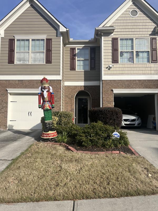 Holiday Living 8-ft LED Pop-Up Black Nutcracker Decoration ES79-043E at ...