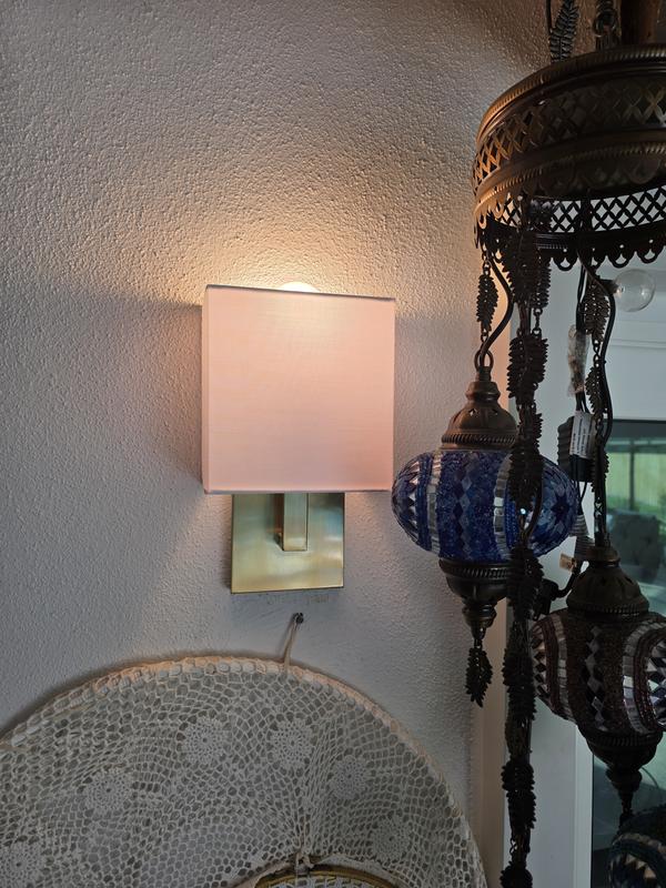 True Fine Crass 13.25-in W 2 -Light Brushed Brass Wall Sconce in the ...