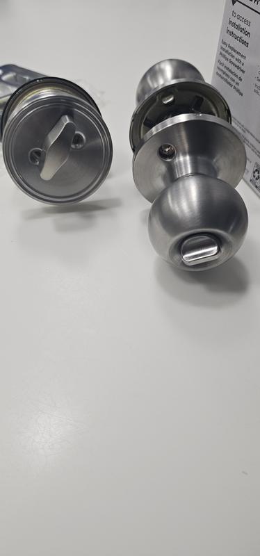 RELIABILT Stainless Steel Single-Cylinder Deadbolt and Combined Door ...