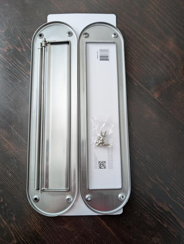 Franklin Brass Brushed Gold Mail Slot (Mounting Hardware Included) in ...