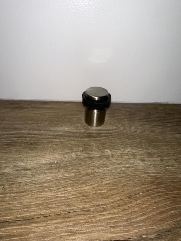 RELIABILT 1-1/2-in Black Wall Protector Door Stop 32566PKBLG at Lowes.com