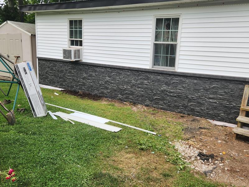 Novik Stacked Stone Sk 49 Square feet Onyx Faux stone veneer in the ...