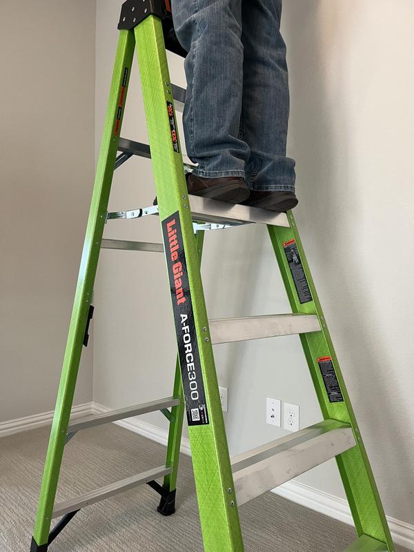 Little Giant Ladders A-Force300 6-ft ( 10.3-ft Reach Height ...