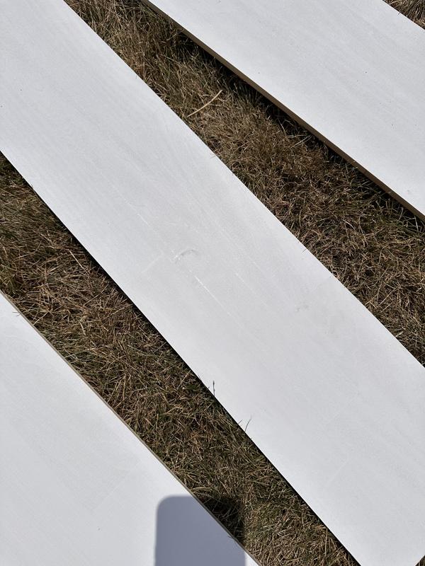 RetroRiser 42-in x 7.5-in x 0.3437-in White Poplar Wood Stair Riser in ...