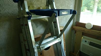 Werner Multi-Purpose Plastic Pail shelf For Step ladders in the Ladder ...