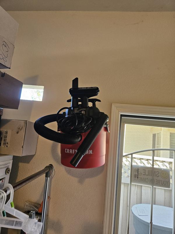 CRAFTSMAN 2.5-Gallon 2-HP Corded Wet/Dry Shop Vacuum with Accessories ...