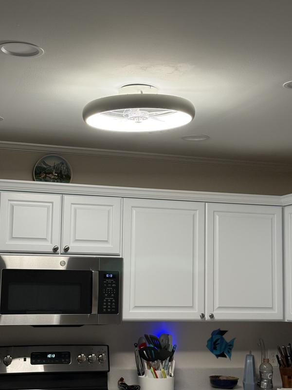 Harbor Breeze Capeview 20-in Color-Changing Covered Outdoor Flush Mount ...