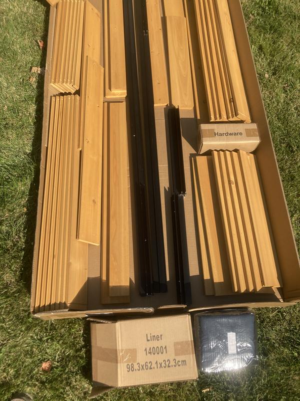 Enclo Privacy Screens Concord 41-in W x 73-in H Wood Planter Box Cedar ...