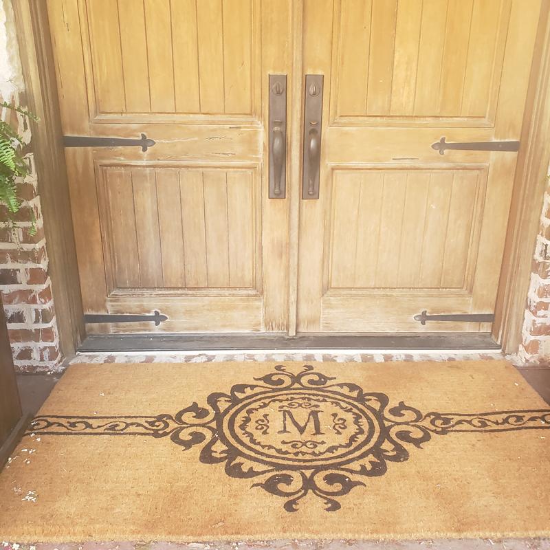 Callowaymills 2-ft x 3-ft Natural/Black Coir Rectangular Indoor or ...