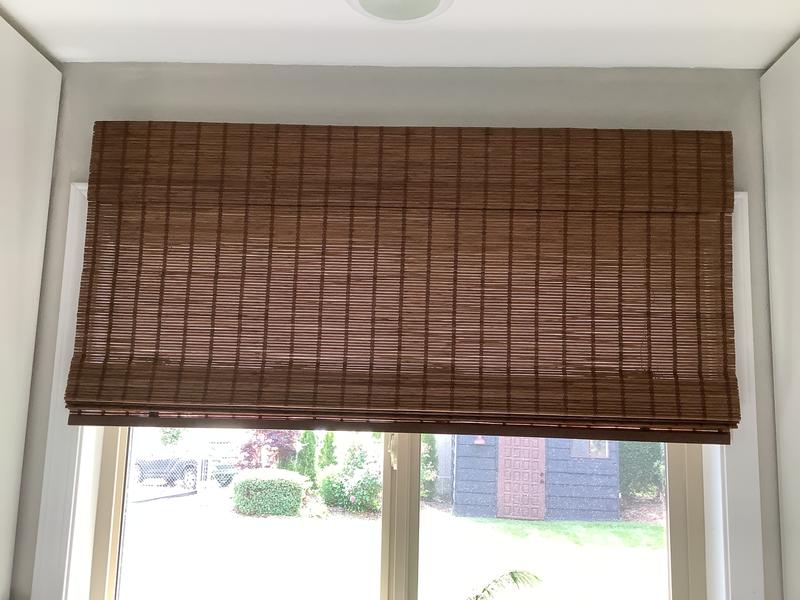 allen + roth 36-in x 48-in Provincial Light Filtering Cordless Bamboo ...