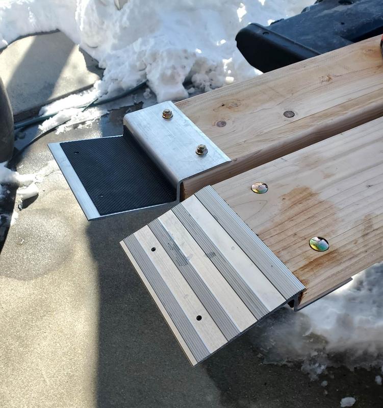 Kobalt 0.65-ft x 0.94-ft 700-lb Capacity Loading Ramp AC1014TR at Lowes.com