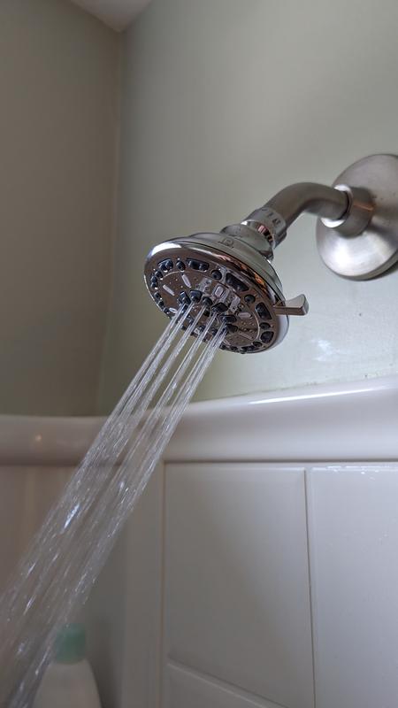 Project Source Chrome 3-in Round Fixed Shower Head 1.8 GPM 3073-01318 ...