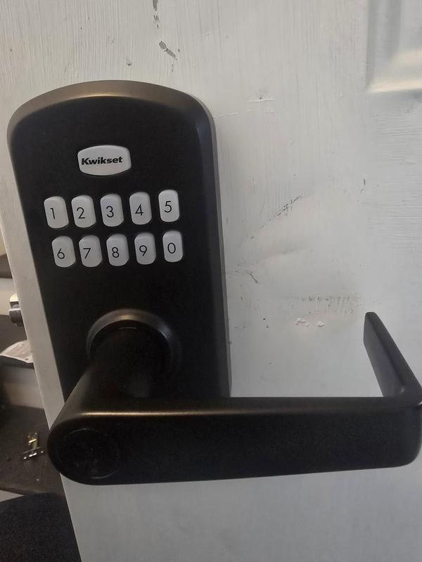 Kwikset SmartCode 955 Light Commercial Keyless Entry Satin Chrome ...