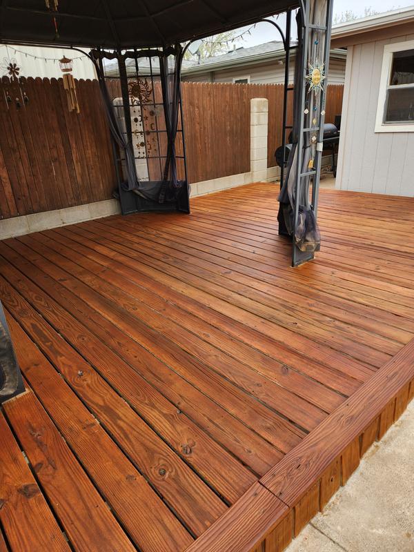 Valspar Pre-tinted Redwood Naturaltone Transparent Exterior Wood Stain ...